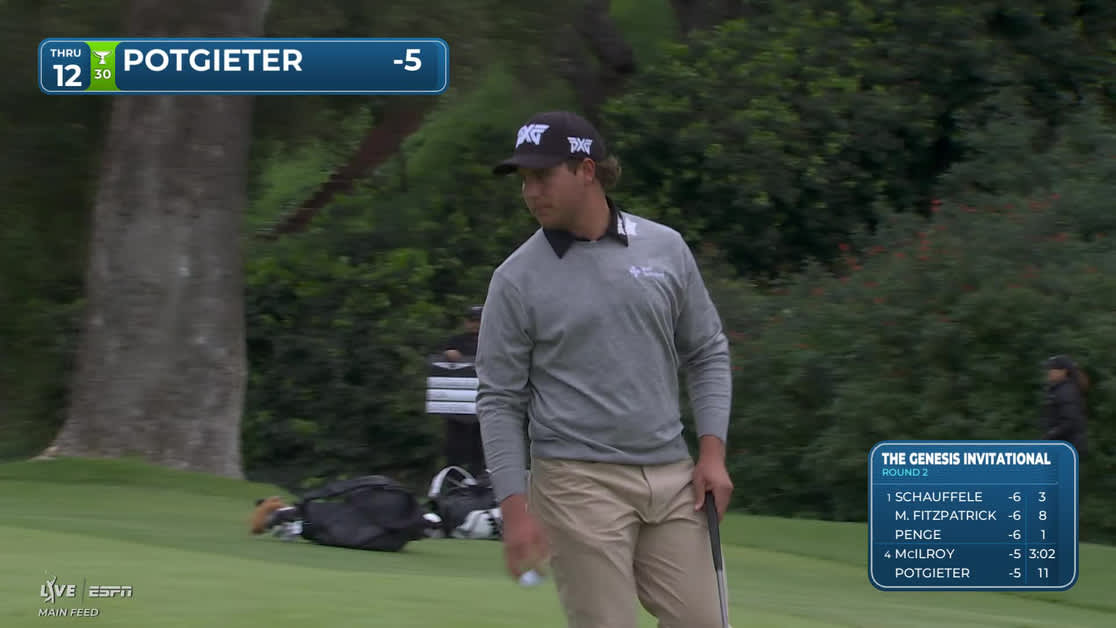 Aldrich Potgieter | Round 2 | 12th hole | Shot 4 | 2026 The Genesis