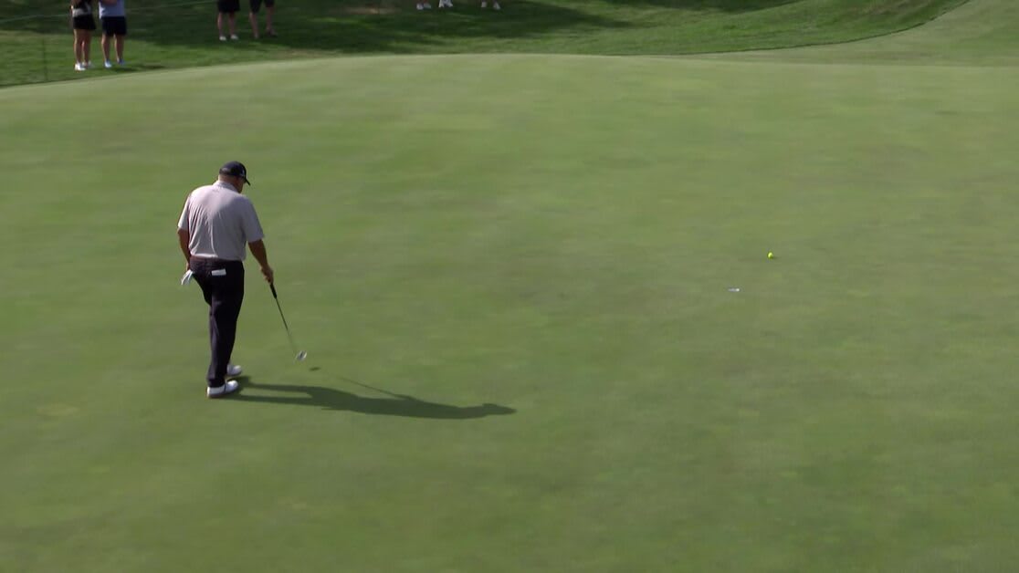 Ángel Cabrera | Round 1 | 17th hole | Shot 2 | 2025 Sanford Int