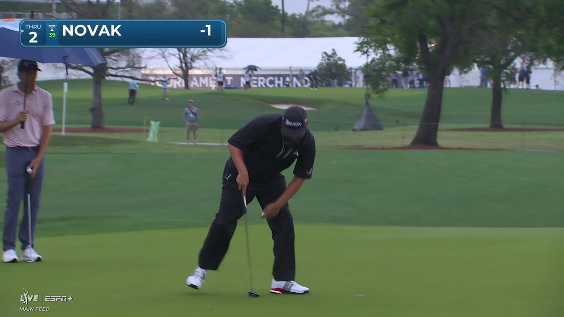 Andrew Novak | Round 1 | 11th hole | Shot 3 | 2025 Houston Open