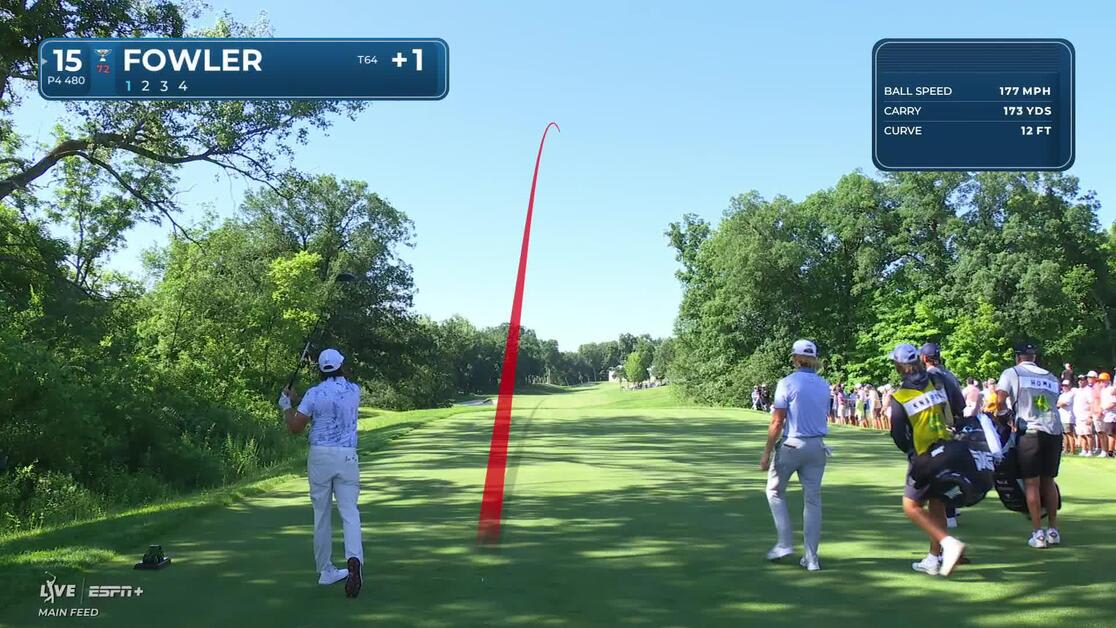 Rickie Fowler | Round 1 | 15th hole | Shot 1 | 2025 John Deere