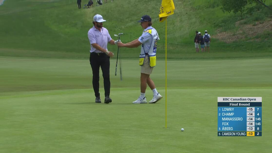 Cameron Young | Round 4 | 3rd hole | Shot 3 | 2025 RBC Canadian