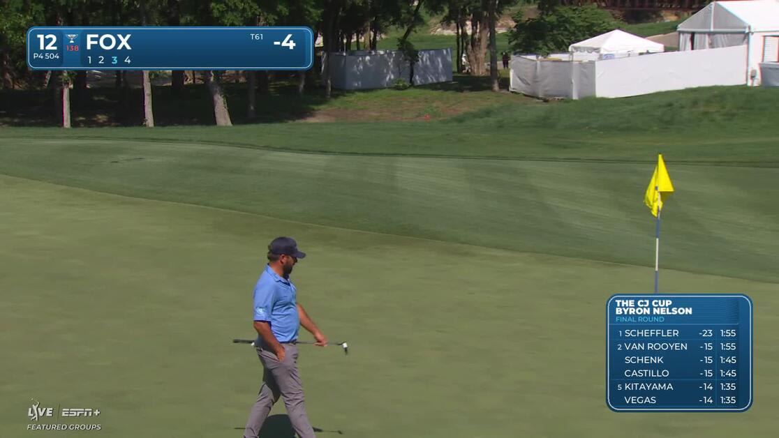 Ryan Fox | Round 4 | 12th hole | Shot 3 | 2025 THE CJ CUP