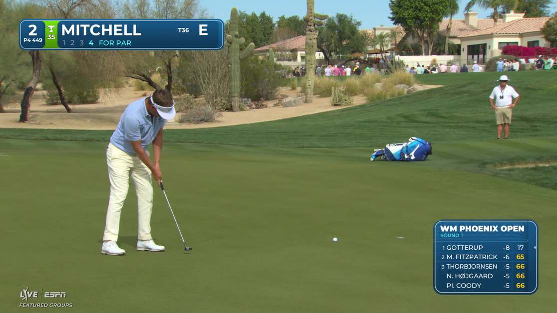 Keith Mitchell | Round 1 | 2nd hole | Shot 4 | 2026 WM Phoenix Open