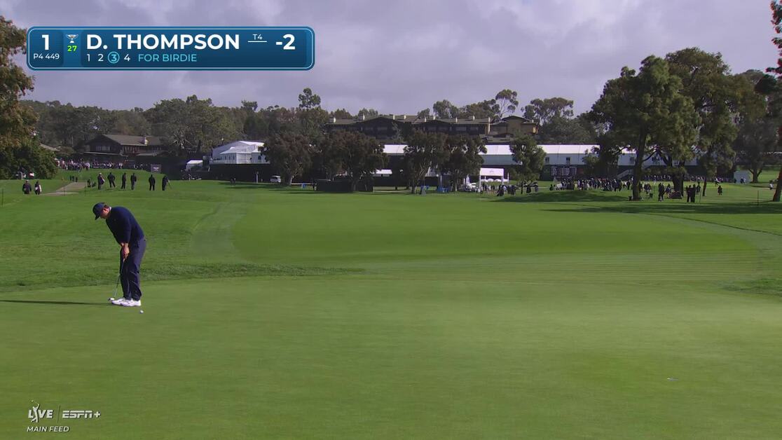 Davis Thompson | Round 2 | 1st hole | Shot 3 | 2025 Genesis