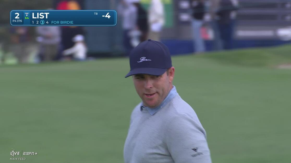 Luke List | Round 4 | 2nd hole | Shot 3 | 2025 Farmers