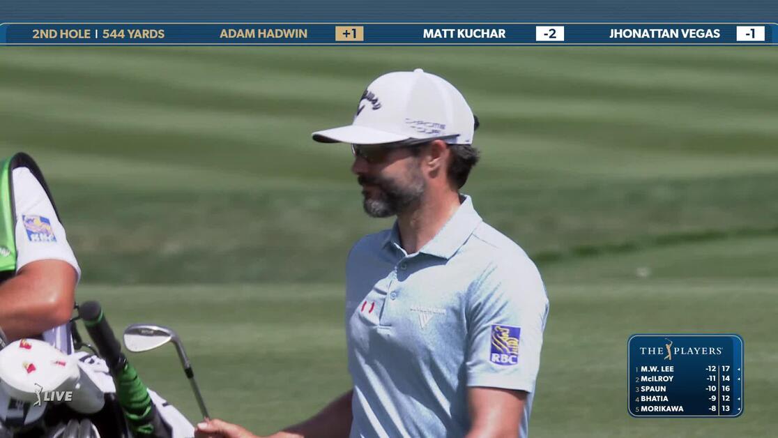 Adam Hadwin | Round 2 | 2nd hole | Shot 3 | 2025 THE PLAYERS