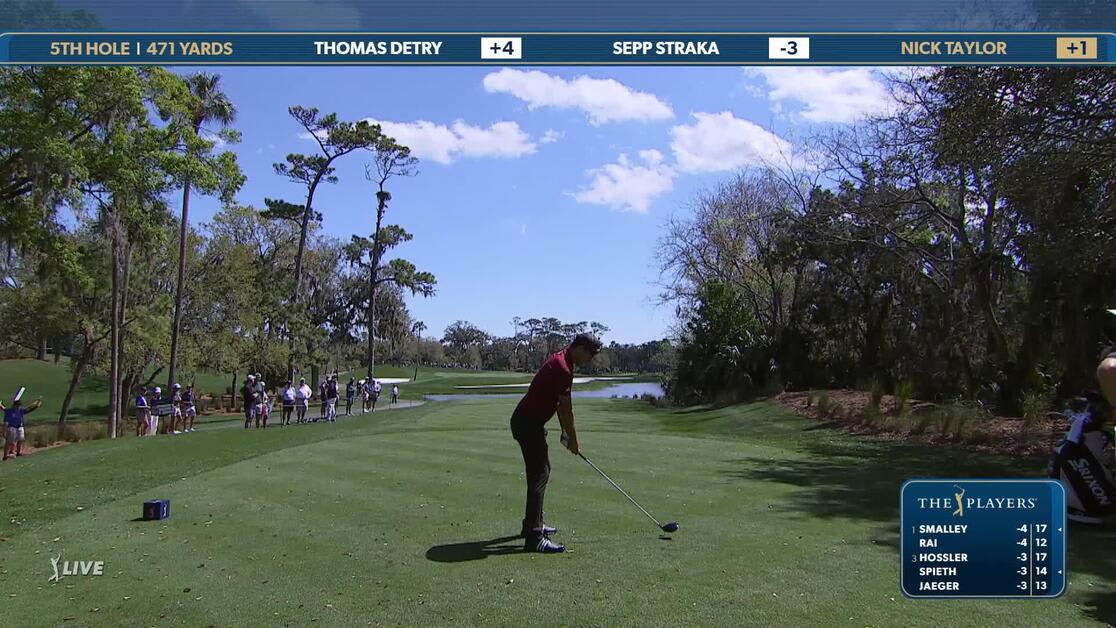 Nick Taylor | Round 1 | 5th hole | Shot 1 | 2025 THE PLAYERS