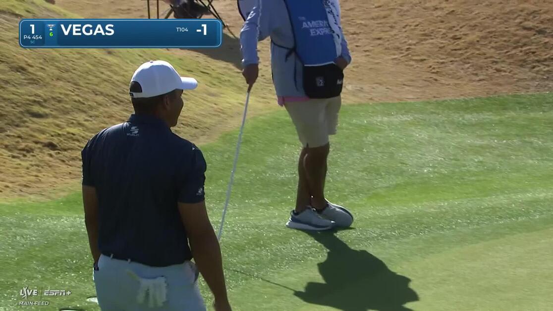 Jhonattan Vegas | Round 2 | 1st hole | Shot 3 | 2025 The American Express