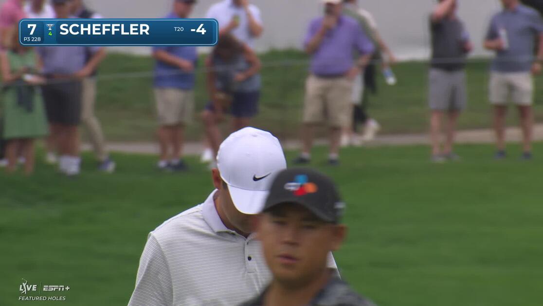 Scottie Scheffler | Round 1 | 7th hole | Shot 2 | 2025 THE CJ CUP