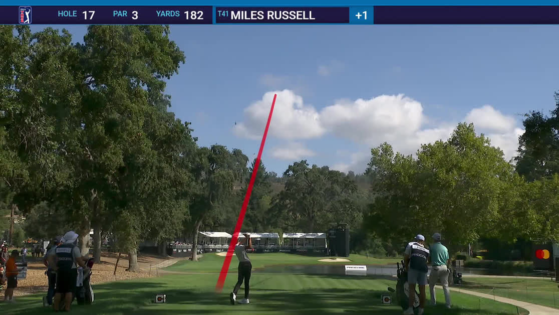 Miles Russell | Round 1 | 17th hole | Shot 1 | 2025 Procore