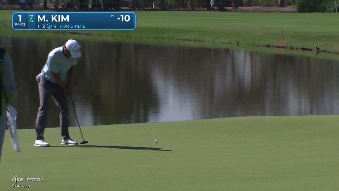 Michael Kim | Round 4 | 1st hole | Shot 4 | 2025 Mexico Open