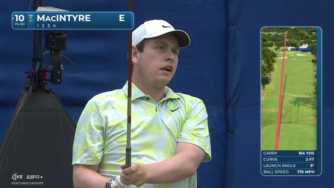Robert MacIntyre | Round 1 | 10th hole | Shot 3 | 2025 Sony Open