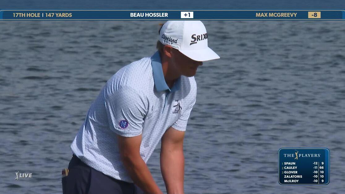 Max McGreevy | Round 3 | 17th hole | Shot 4 | 2025 THE PLAYERS