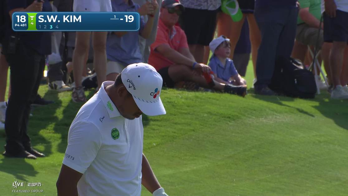 Si Woo Kim | Round 2 | 18th hole | Shot 3 | 2026 THE CJ CUP