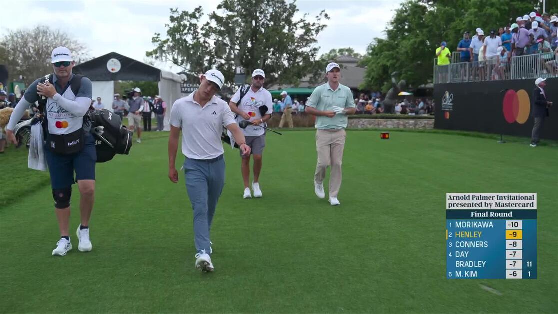 Russell Henley | Round 4 | 1st hole | Shot 1 | 2025 Arnold Palmer ...