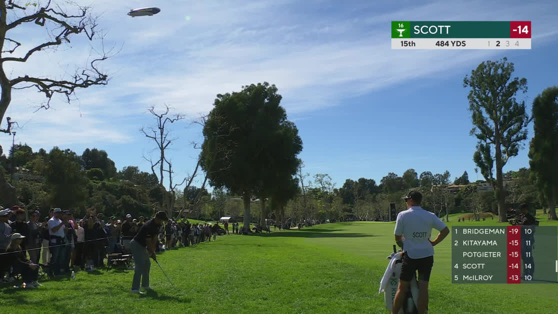 Adam Scott | Round 4 | 15th hole | Shot 2 | 2026 The Genesis