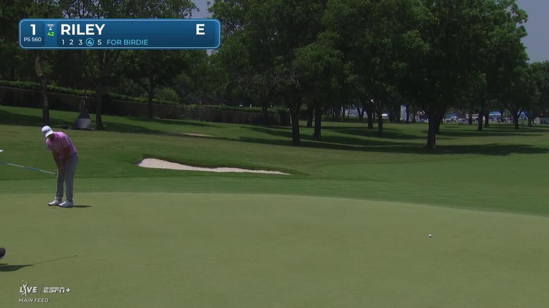 Davis Riley | Round 1 | 1st hole | Shot 5 | 2025 Charles Schwab