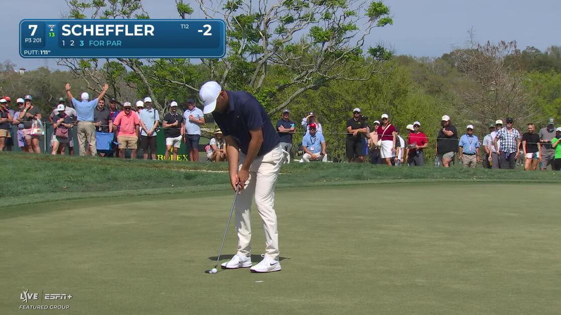 Scottie Scheffler | Round 3 | 7th hole | Shot 3 | 2025 Arnold Palmer Invitational