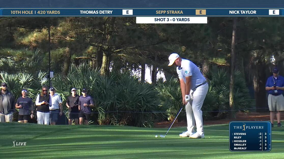 Sepp Straka | Round 1 | 10th hole | Shot 2 | 2025 THE PLAYERS