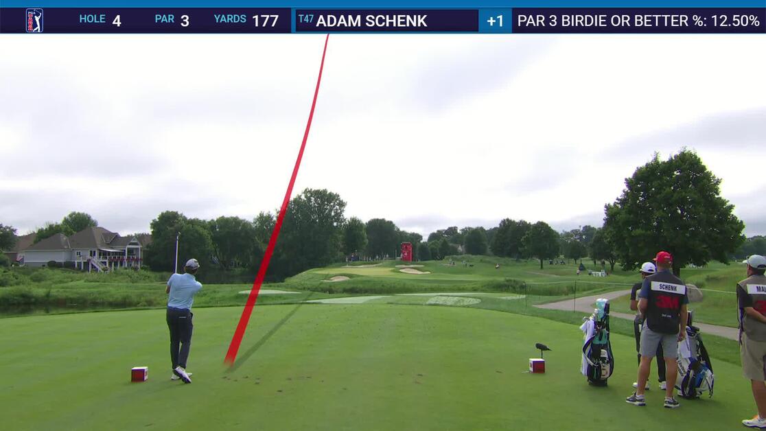 Adam Schenk | Round 1 | 4th hole | Shot 1 | 2025 3M Open