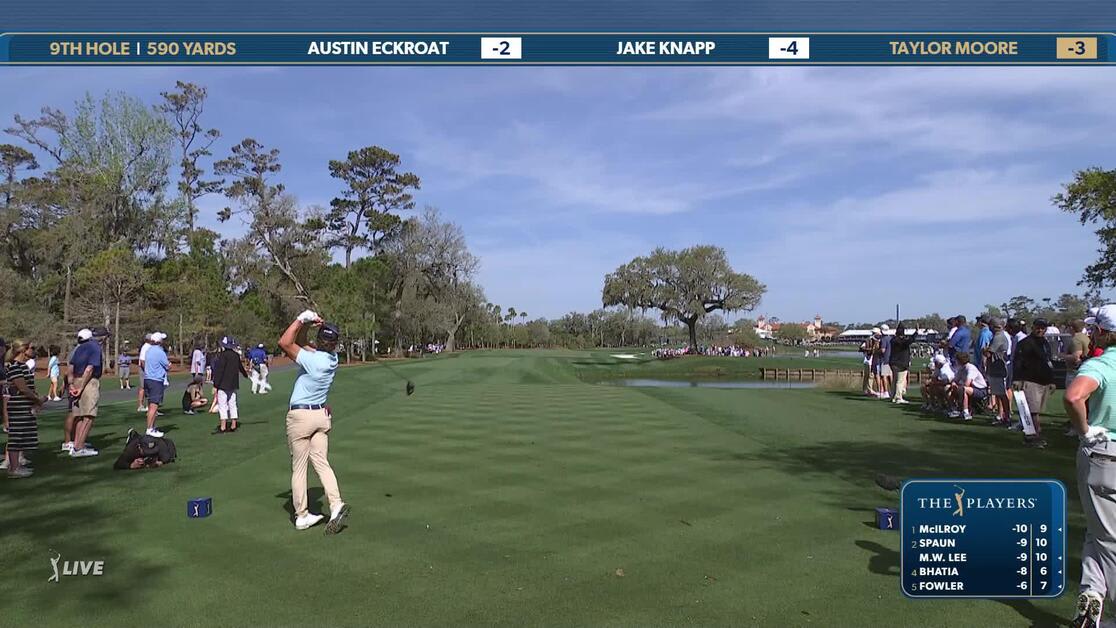 Taylor Moore | Round 2 | 9th hole | Shot 1 | 2025 THE PLAYERS