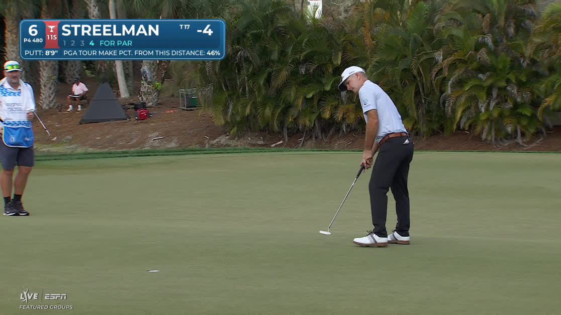 Kevin Streelman | Round 3 | 6th hole | Shot 4 | 2026 Cognizant Classic