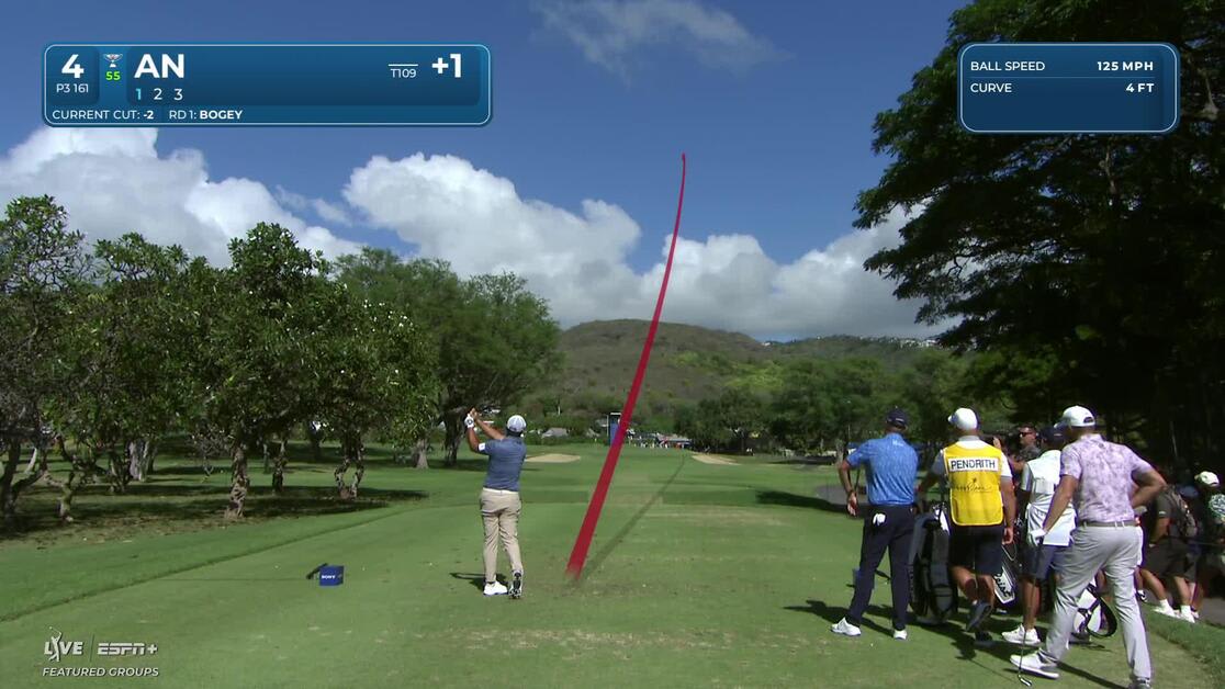 Byeong Hun An | Round 2 | 4th hole | Shot 1 | 2025 Sony Open
