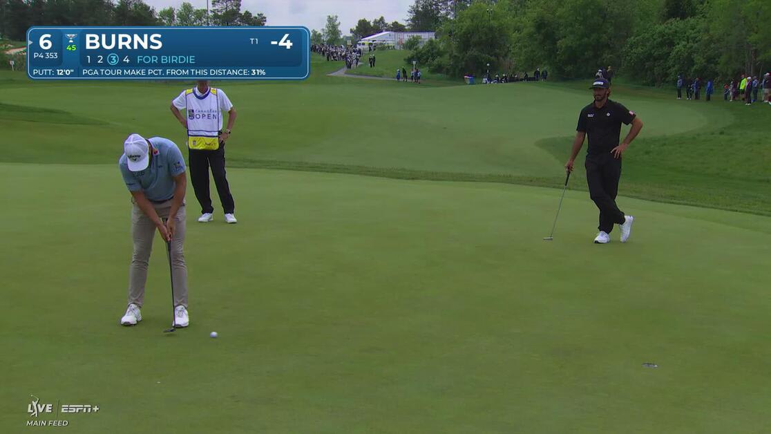 Sam Burns | Round 1 | 6th hole | Shot 3 | 2025 RBC Canadian