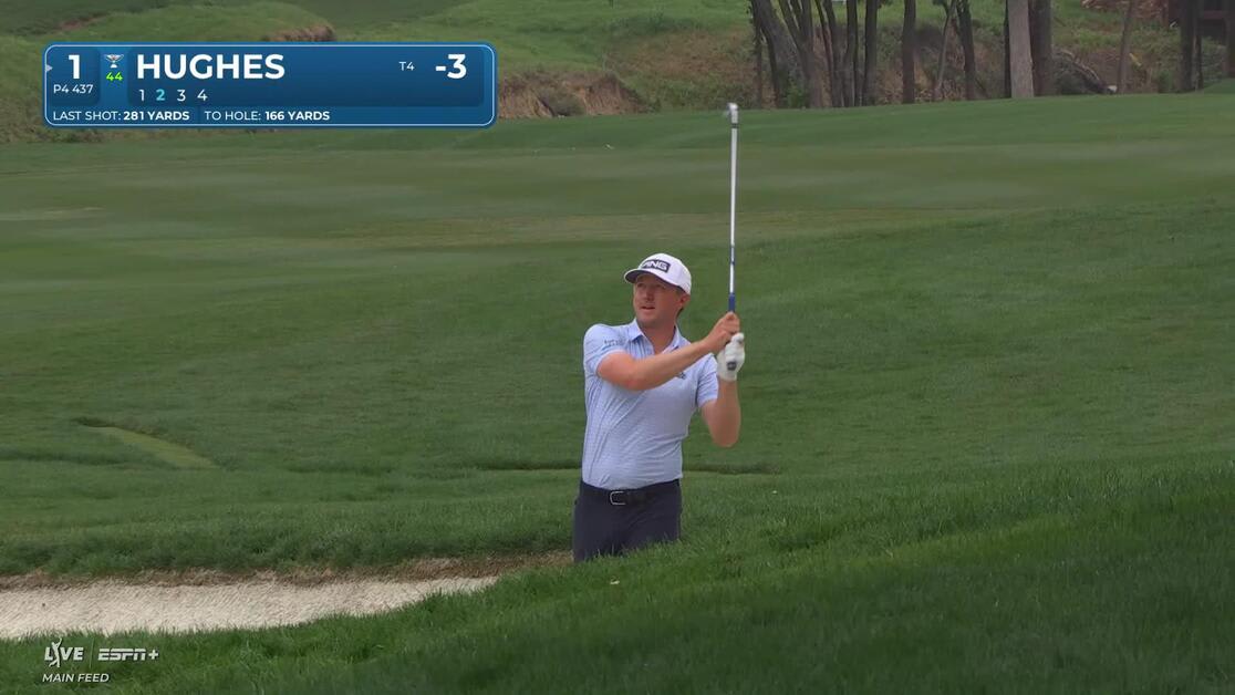 Mackenzie Hughes | Round 1 | 1st hole | Shot 2 | 2025 THE CJ CUP