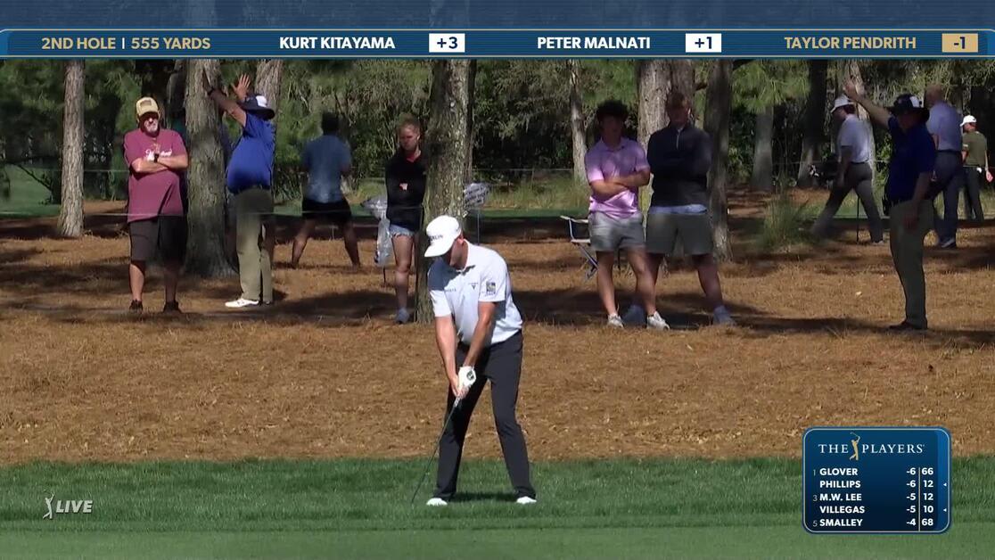 Taylor Pendrith | Round 1 | 2nd hole | Shot 2 | 2025 THE PLAYERS