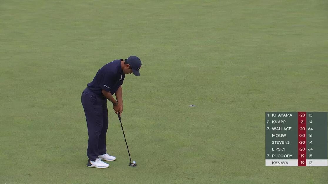 Takumi Kanaya | Round 4 | 14th hole | Shot 3 | 2025 3M Open