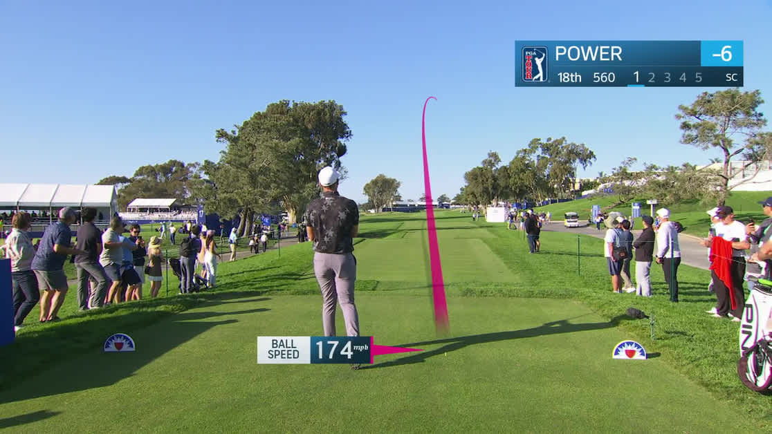 Seamus Power | Round 1 | 18th hole | Shot 1 | 2026 Farmers