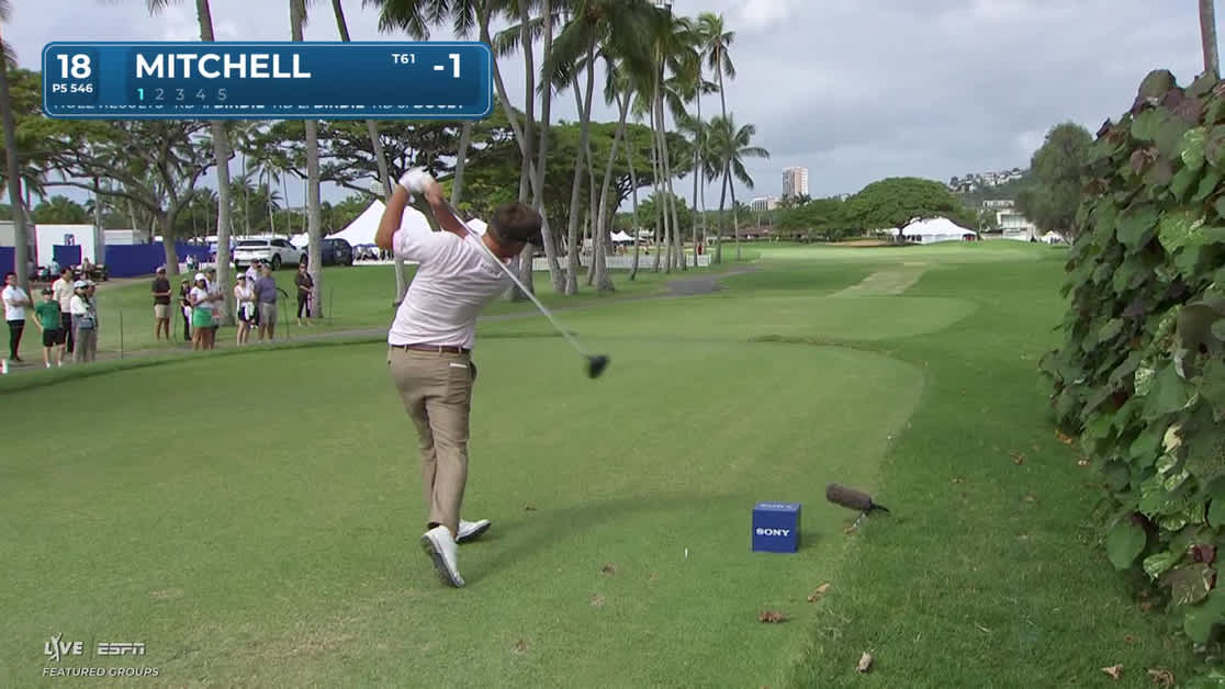 Keith Mitchell | Round 4 | 18th hole | Shot 1 | 2026 Sony Open