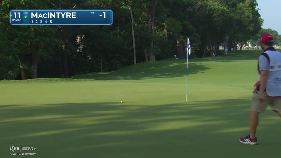 Robert MacIntyre | Round 1 | 11th hole | Shot 4 | 2025 Charles Schwab
