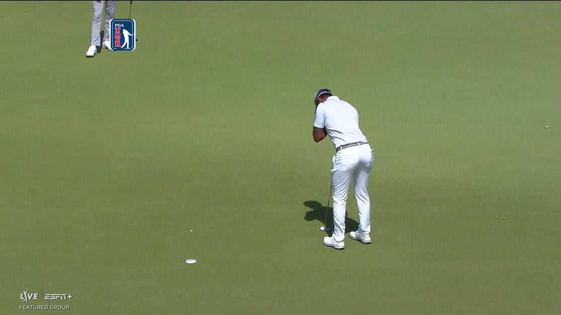 Aaron Rai | Round 4 | 3rd hole | Shot 3 | 2025 Mexico Open