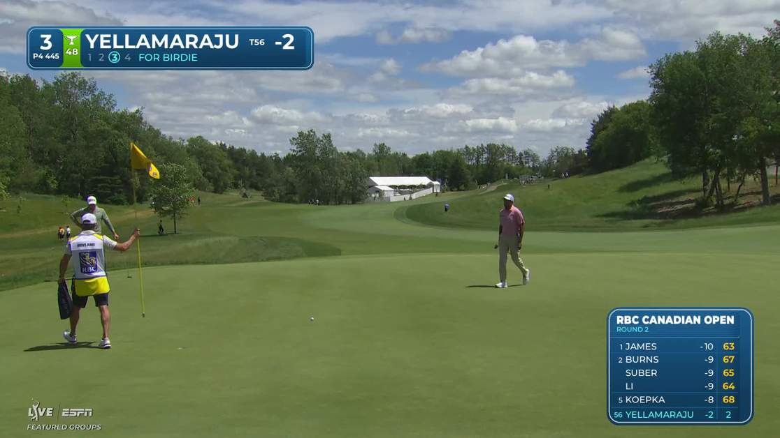 Sudarshan Yellamaraju | Round 2 | 3rd hole | Shot 3 | 2026 RBC Canadian
