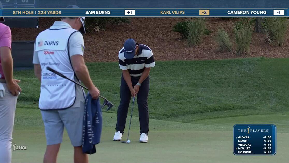 Karl Vilips | Round 1 | 8th hole | Shot 4 | 2025 THE PLAYERS