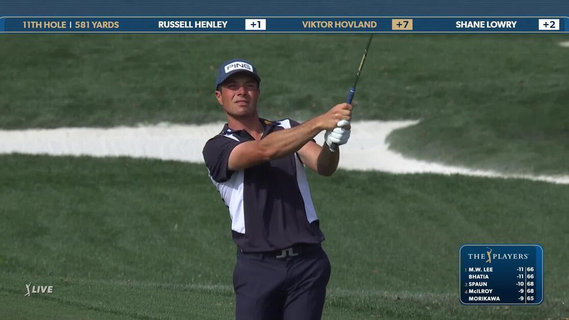 Viktor Hovland | Round 2 | 11th hole | Shot 3 | 2025 THE PLAYERS