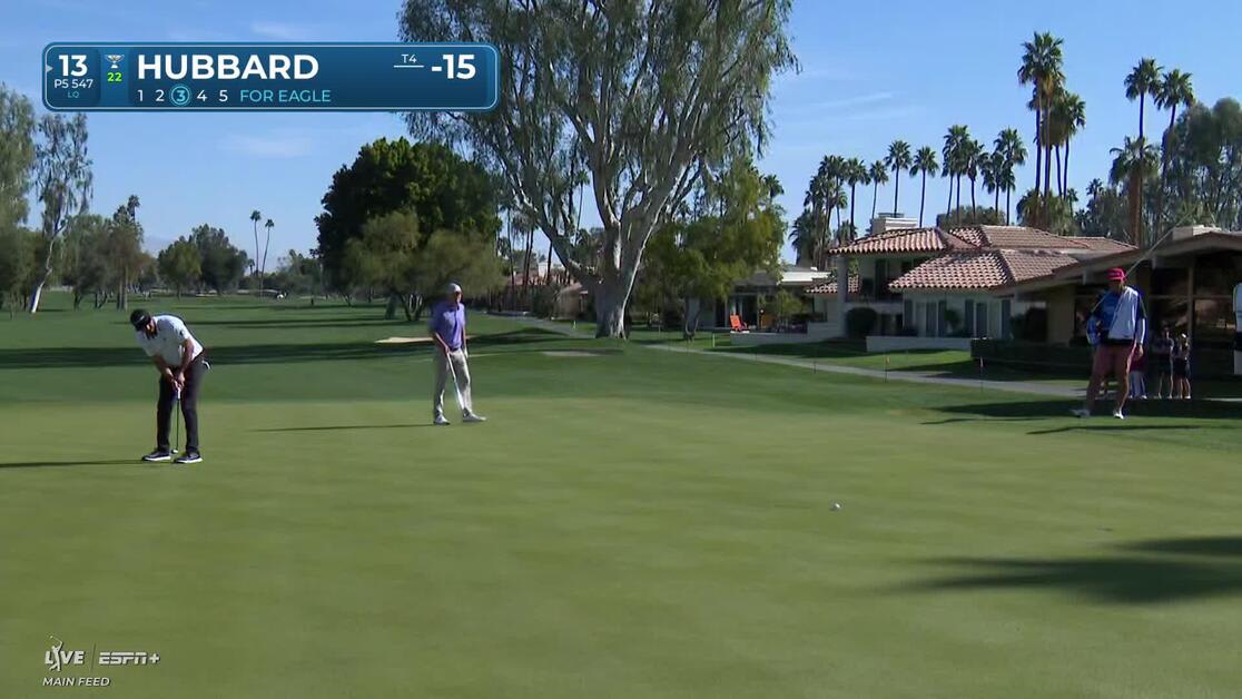 Mark Hubbard | Round 3 | 13th hole | Shot 4 | 2025 The American Express