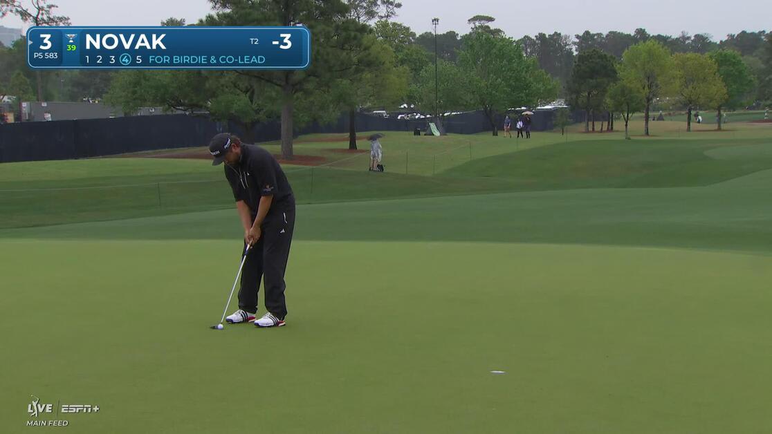 Andrew Novak | Round 1 | 3rd hole | Shot 4 | 2025 Houston Open