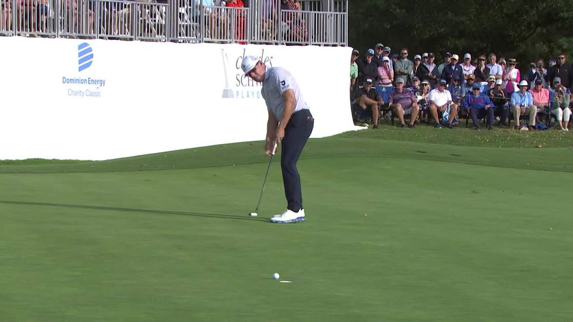 Justin Leonard | Round 3 | 18th hole | Shot 3 | 2025 Dominion