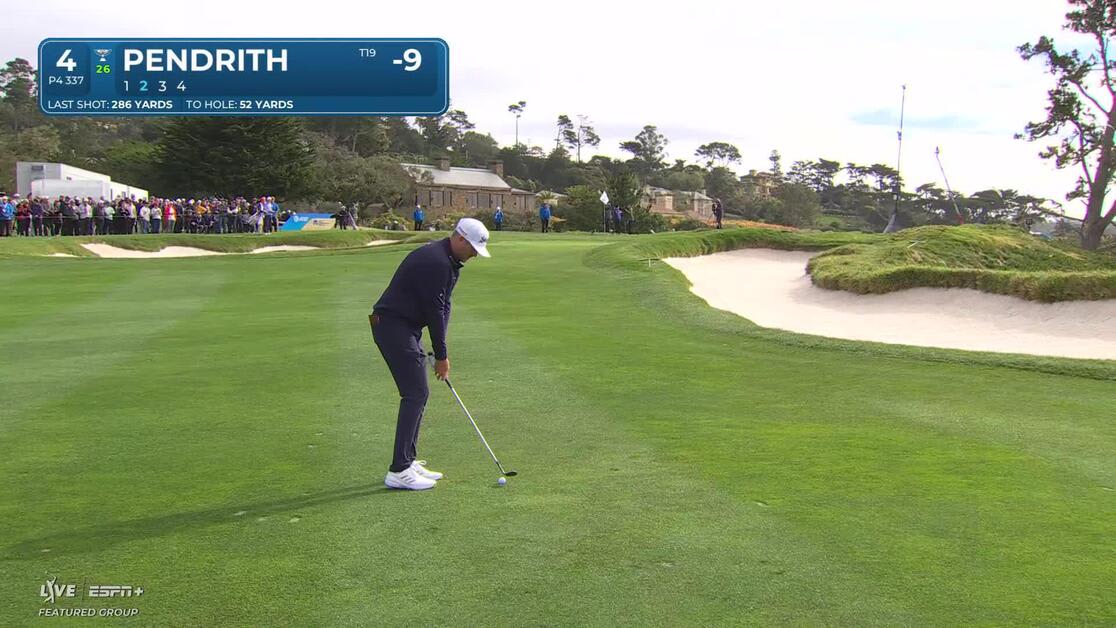 Taylor Pendrith | Round 4 | 4th hole | Shot 2 | 2025 AT&T Pebble Beach