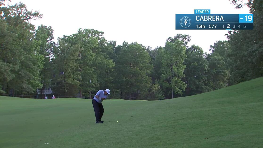Ángel Cabrera | Round 4 | 15th hole | Shot 2 | 2025 Tradition