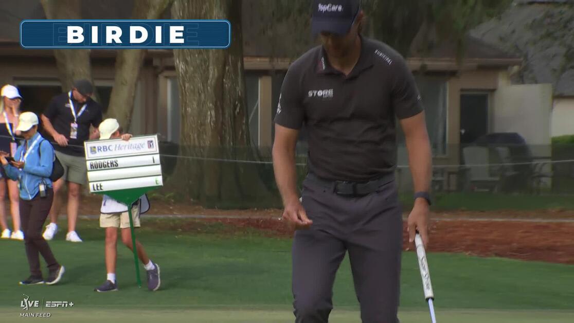 Patrick Rodgers | Round 4 | 1st hole | Shot 3 | 2025 RBC Heritage