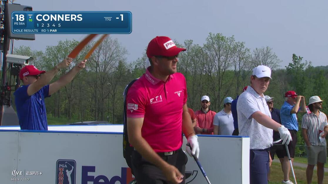 Corey Conners | Round 2 | 18th hole | Shot 1 | 2025 RBC Canadian