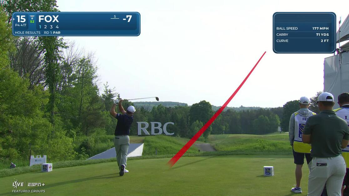 Ryan Fox | Round 2 | 15th hole | Shot 1 | 2025 RBC Canadian