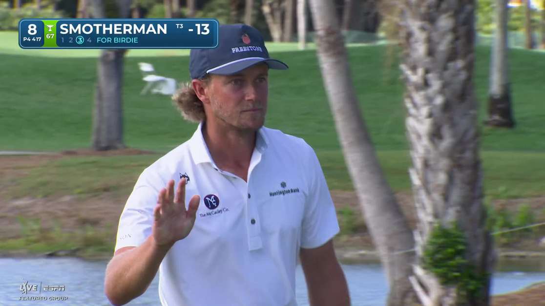 Austin Smotherman | Round 4 | 8th hole | Shot 3 | 2026 Cognizant Classic