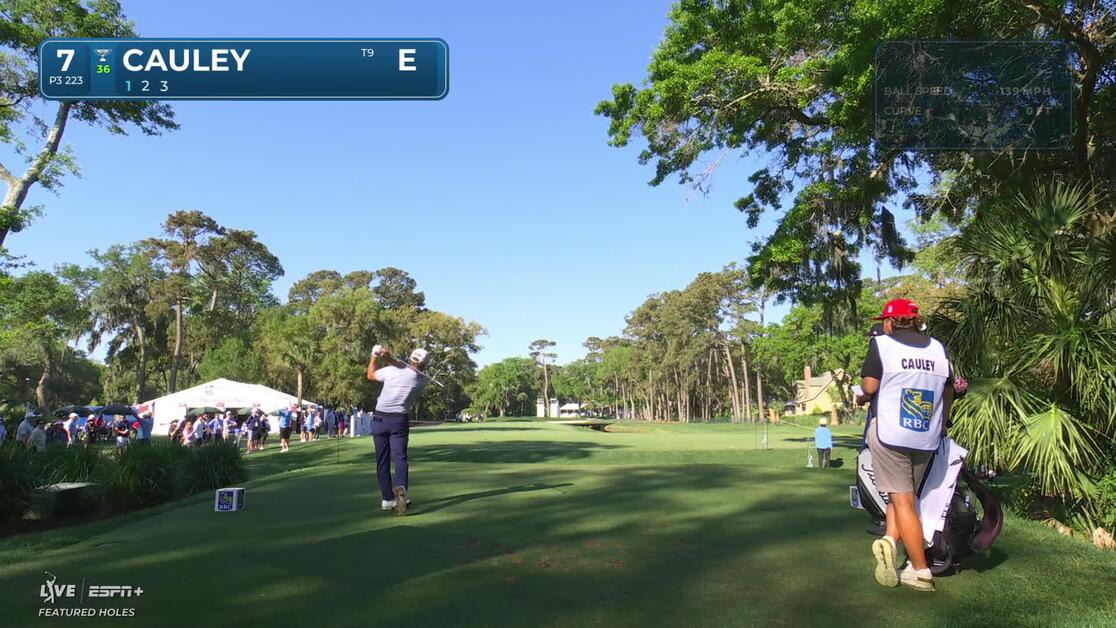 Bud Cauley | Round 1 | 7th hole | Shot 1 | 2025 RBC Heritage