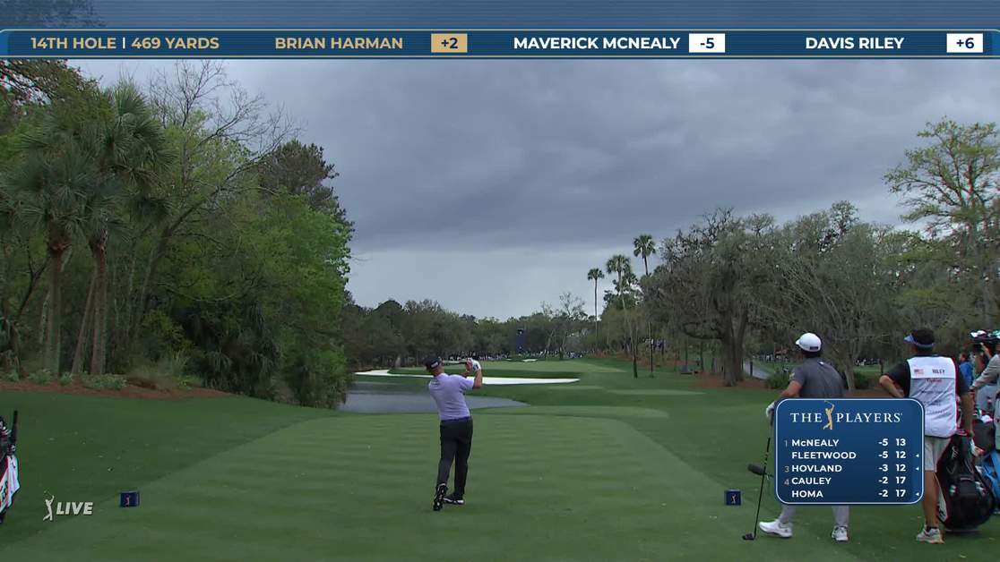 Brian Harman | Round 1 | 14th hole | Shot 1 | 2026 THE PLAYERS