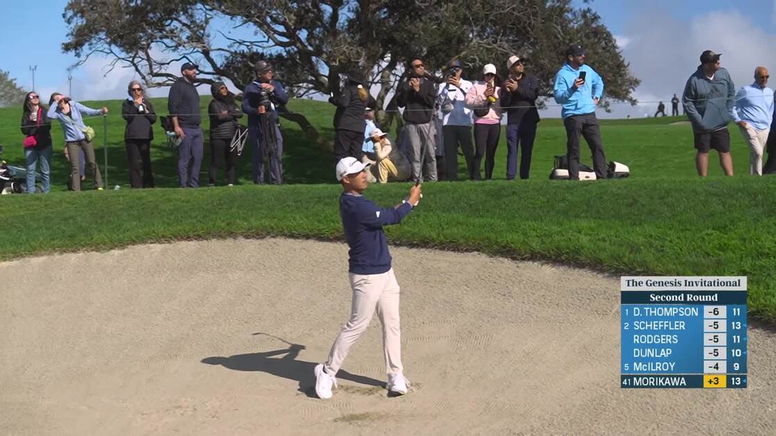 Collin Morikawa | Round 2 | 5th hole | Shot 2 | 2025 Genesis